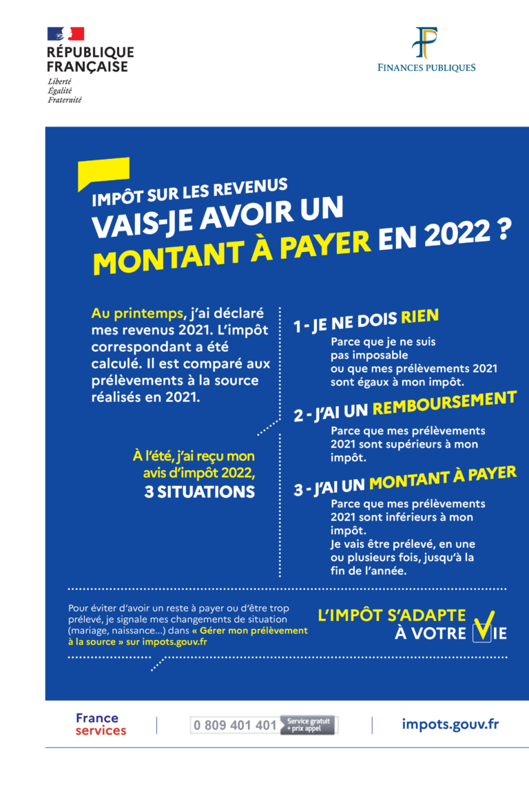 Campagne des avis des impôts 2022 – Le Mesnil-Aubry